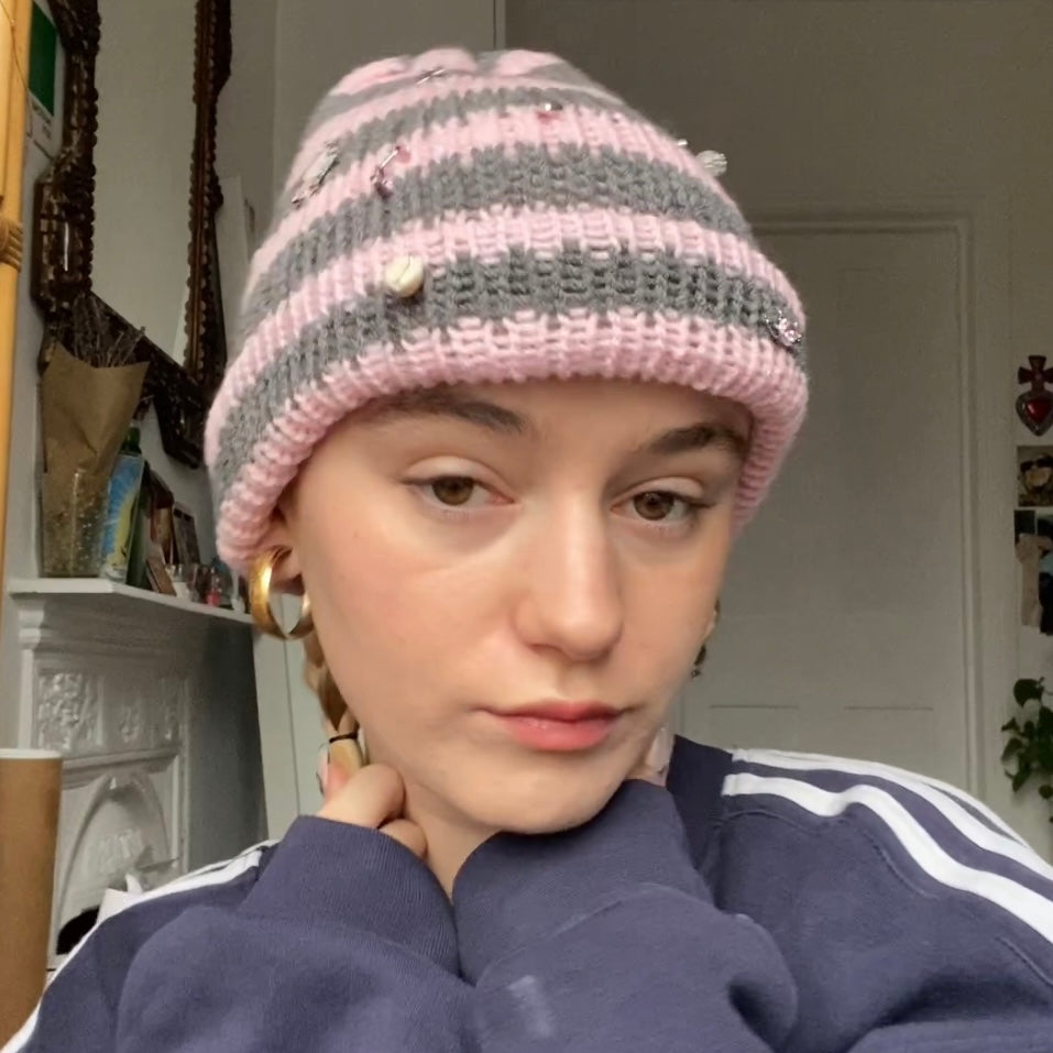 Kitty Beanie – Beads by Edie